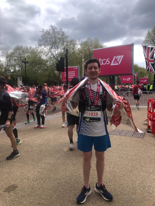 21st April Sam is running the TCS London Marathon 2024 | Hand in Hand